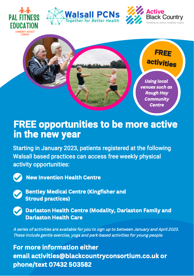 Active Black Country / Walsall West One PCN Community Referral Project ...